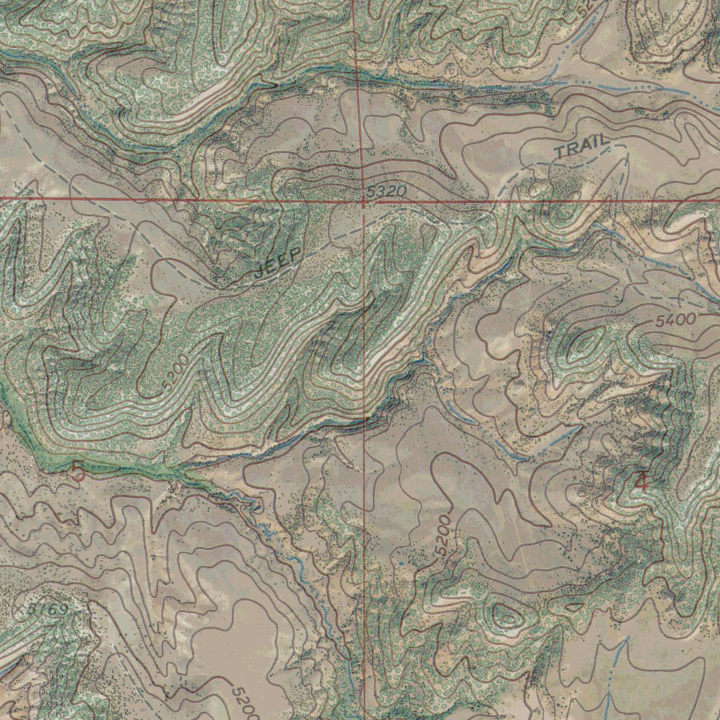 WY-MAHOGANY BUTTE: GeoChange 1965-2012 Map by Western Michigan ...