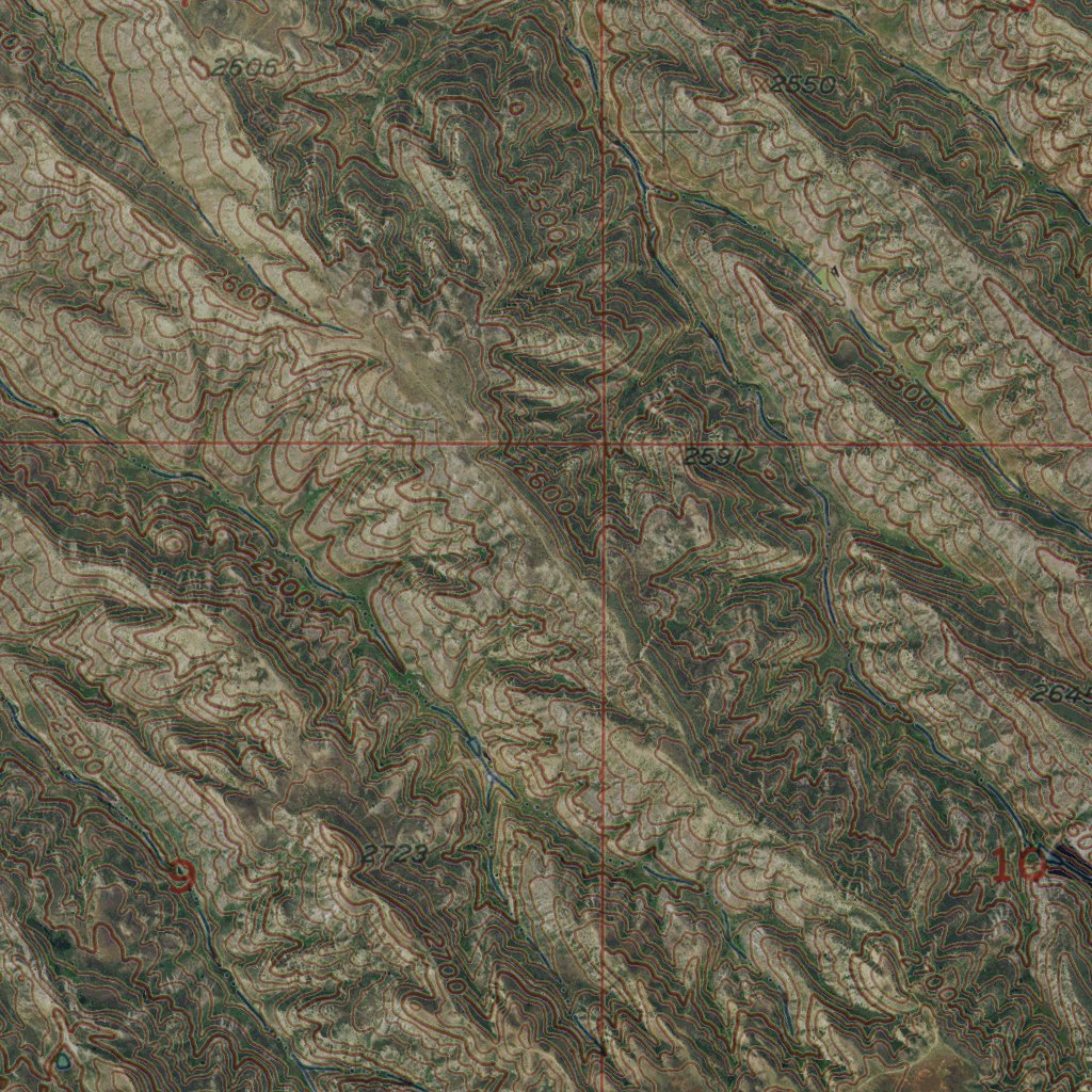 SD-ELM SPRINGS SW: GeoChange 1948-2014 Map by Western Michigan ...