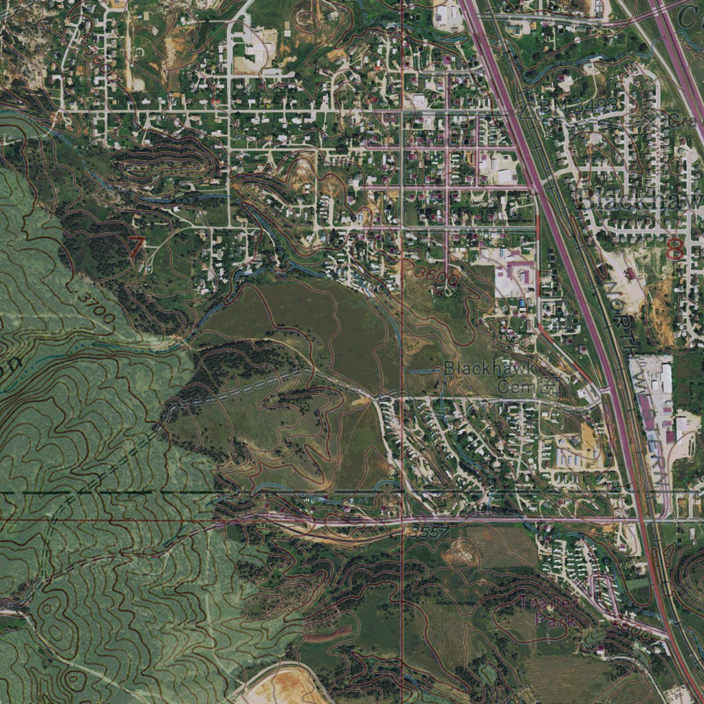 SD-BLACKHAWK: GeoChange 1952-2014 Map by Western Michigan University ...