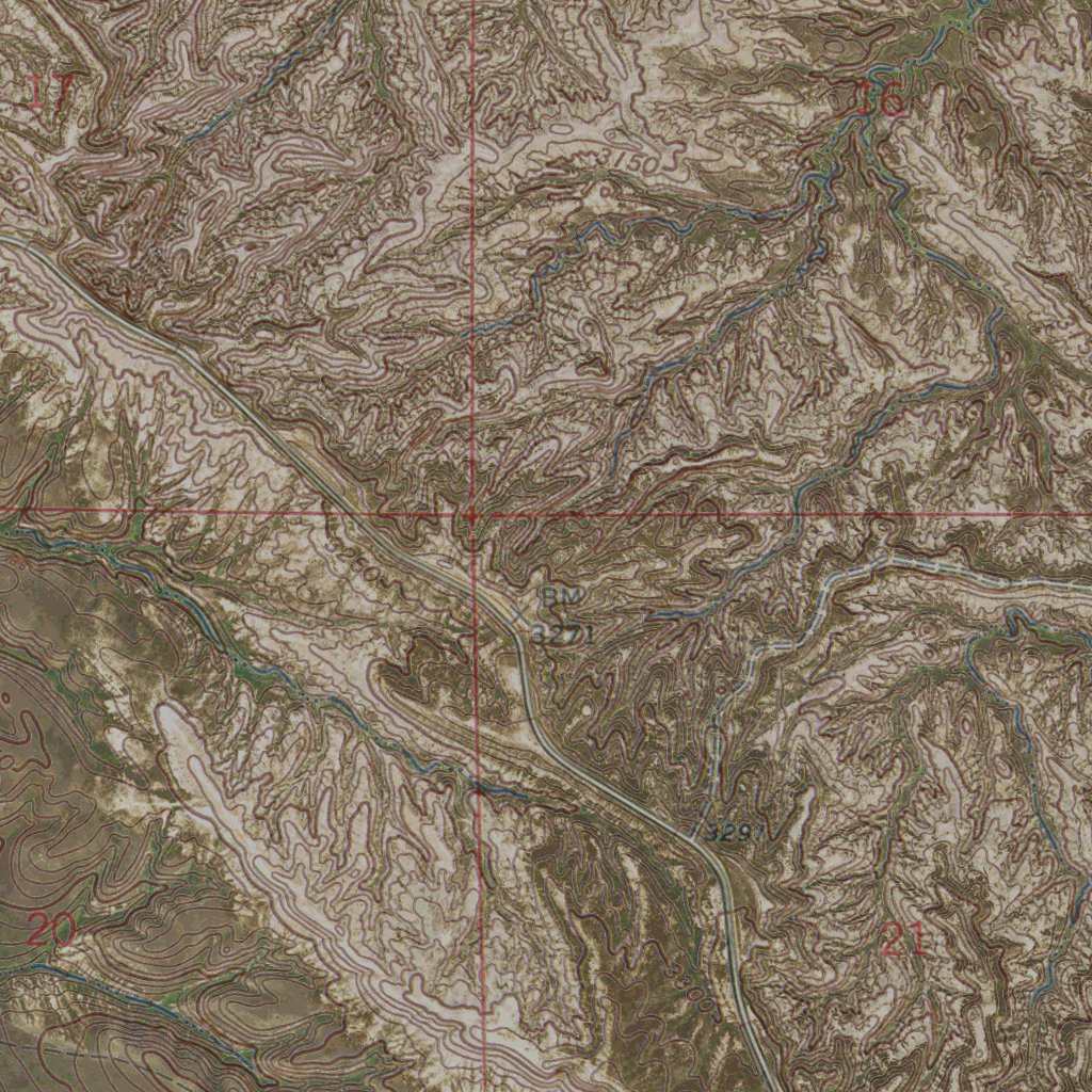 SD-MUD BUTTES NW: GeoChange 1963-2014 Map by Western Michigan ...