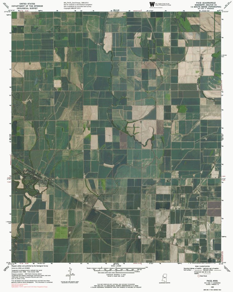 MS-PACE: GeoChange 1968-2012 Map by Western Michigan University ...