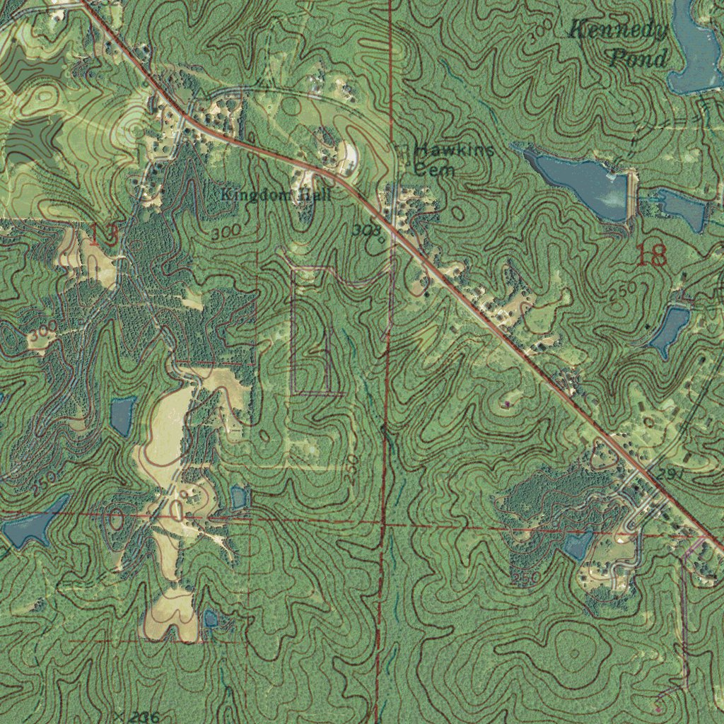 AR-CAMDEN SW: GeoChange 1970-2013 Map by Western Michigan University ...