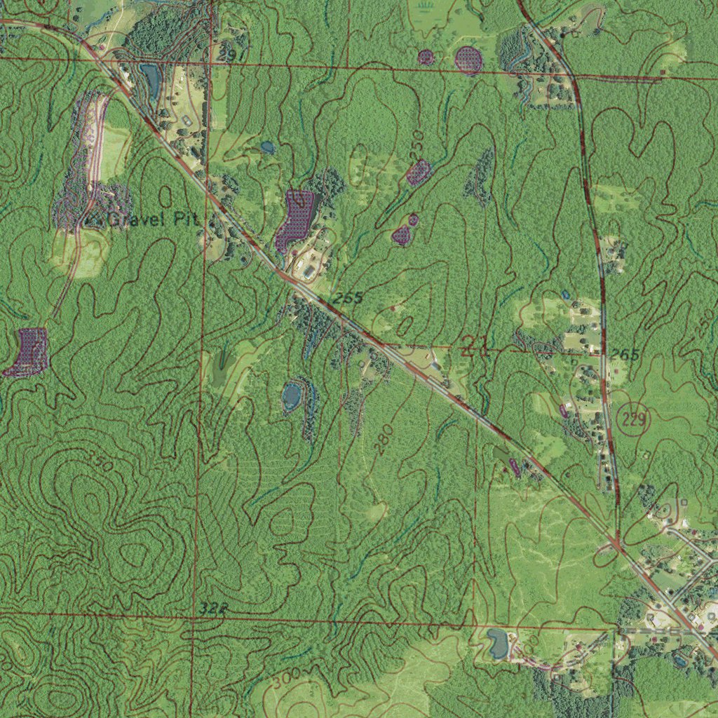 AR-FORDYCE: GeoChange 1965-2013 Map by Western Michigan University ...
