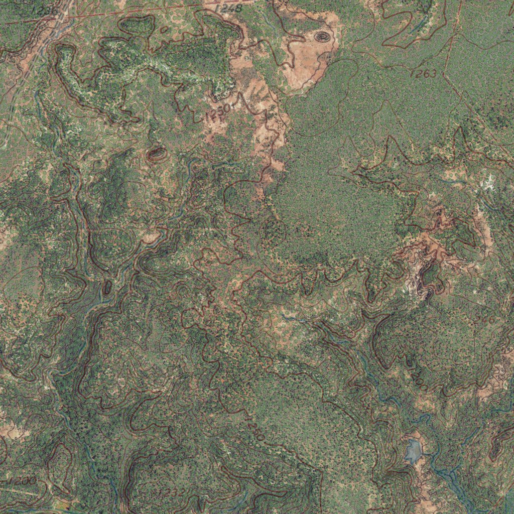 TX-NORTHWEST LAKE KEMP: GeoChange 1965-2012 Map by Western Michigan ...