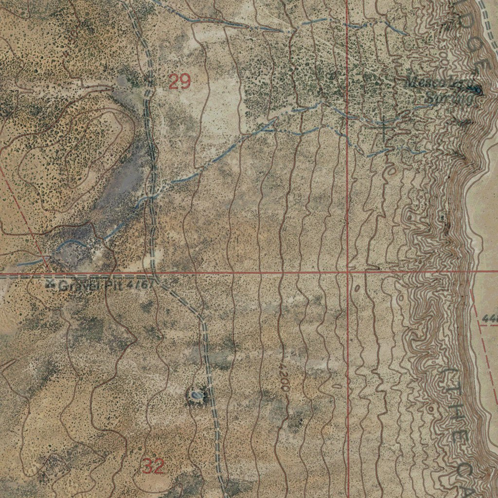 NM-MESCALERO POINT: GeoChange 1971-2014 Map by Western Michigan ...