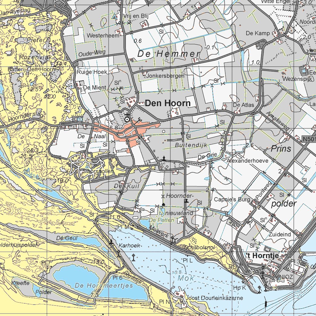 09-Texel-Den-Helder Map by Mapfactory | Avenza Maps