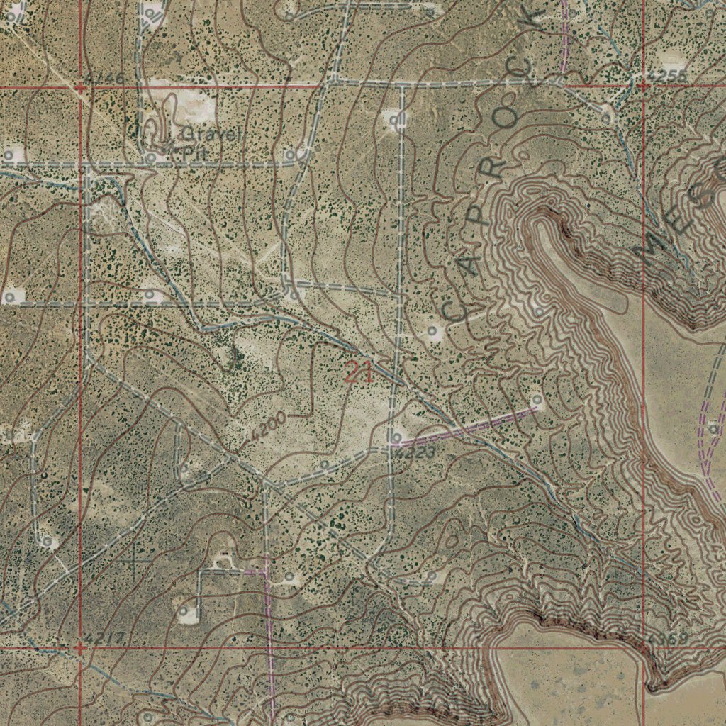 NM-CEDAR POINT SE: GeoChange 1972-2014 Map by Western Michigan ...