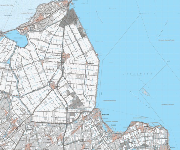 14O-Medemblik-Wieringen Map by Mapfactory | Avenza Maps