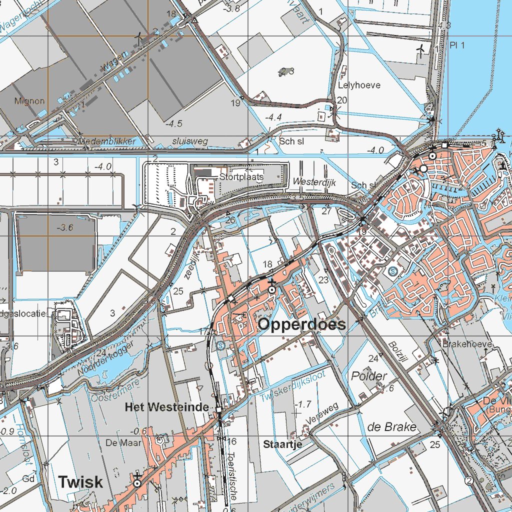 14O-Medemblik-Wieringen Map by Mapfactory | Avenza Maps