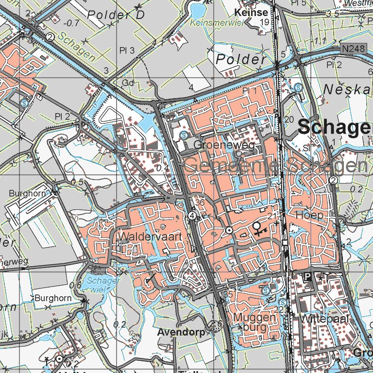 14W-Schagen-Den-Helder Map by Mapfactory | Avenza Maps