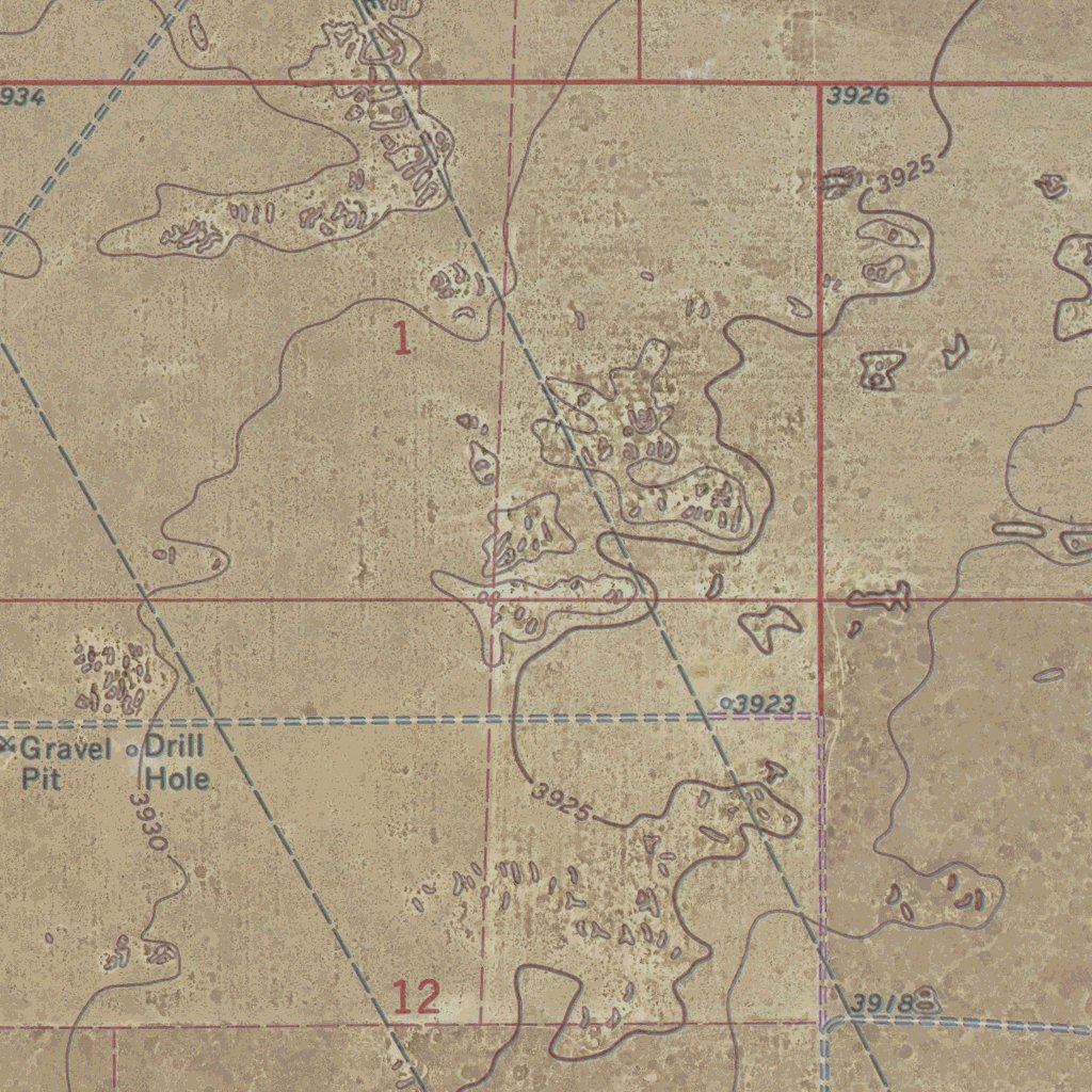 NM-WALKING CANE RANCH: GeoChange 1968-2014 Map by Western Michigan ...