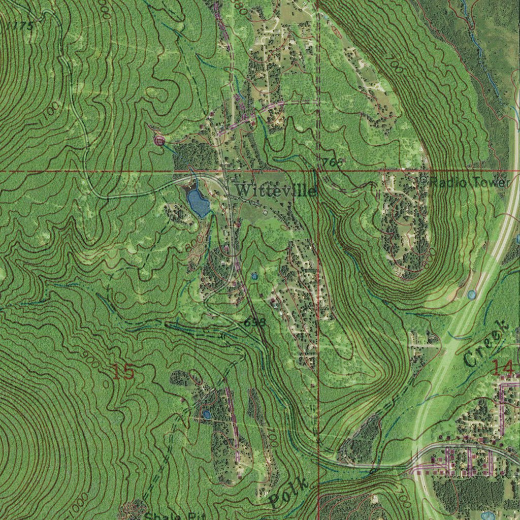 OK-POTEAU WEST: GeoChange 1965-2013 Map by Western Michigan University ...