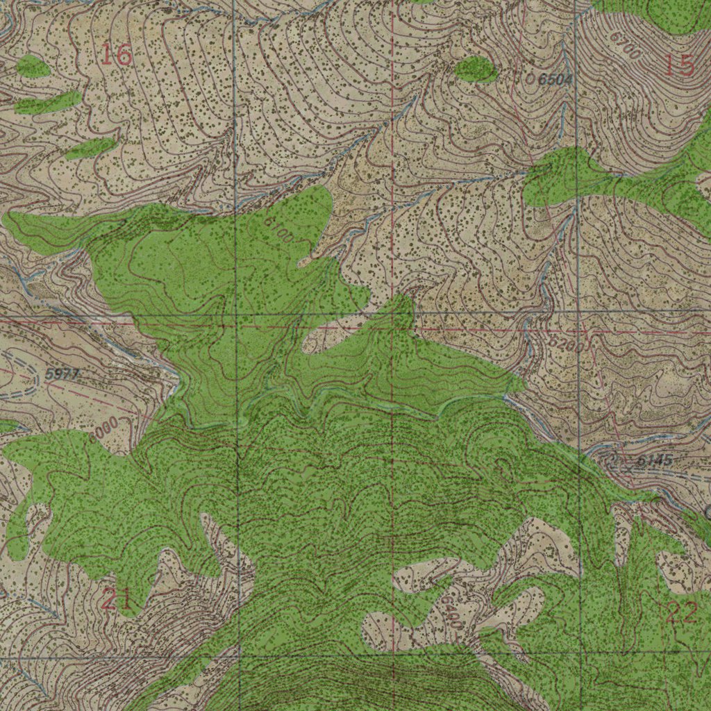 NM-CUB MOUNTAIN: GeoChange 1972-2014 Map by Western Michigan University ...