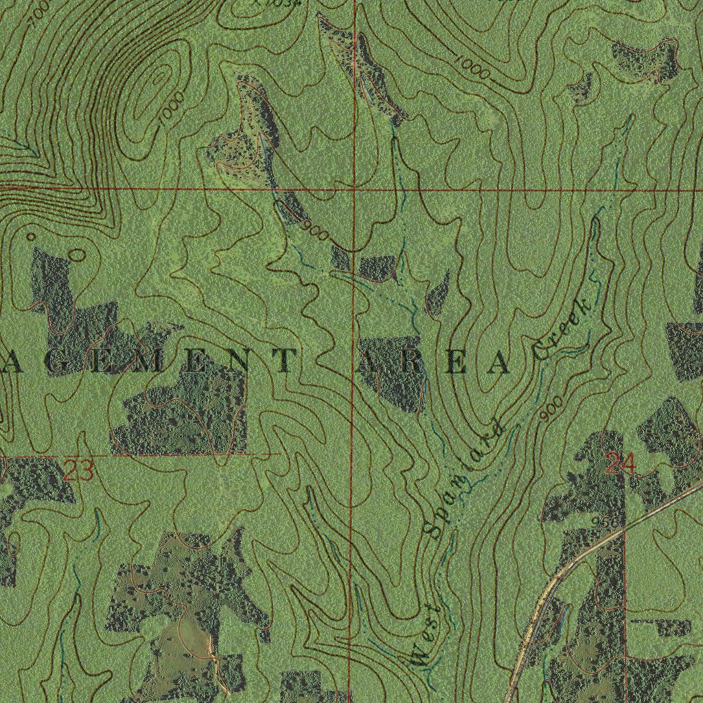 OK-FORT GIBSON DAM: GeoChange 1973-2013 Map by Western Michigan ...