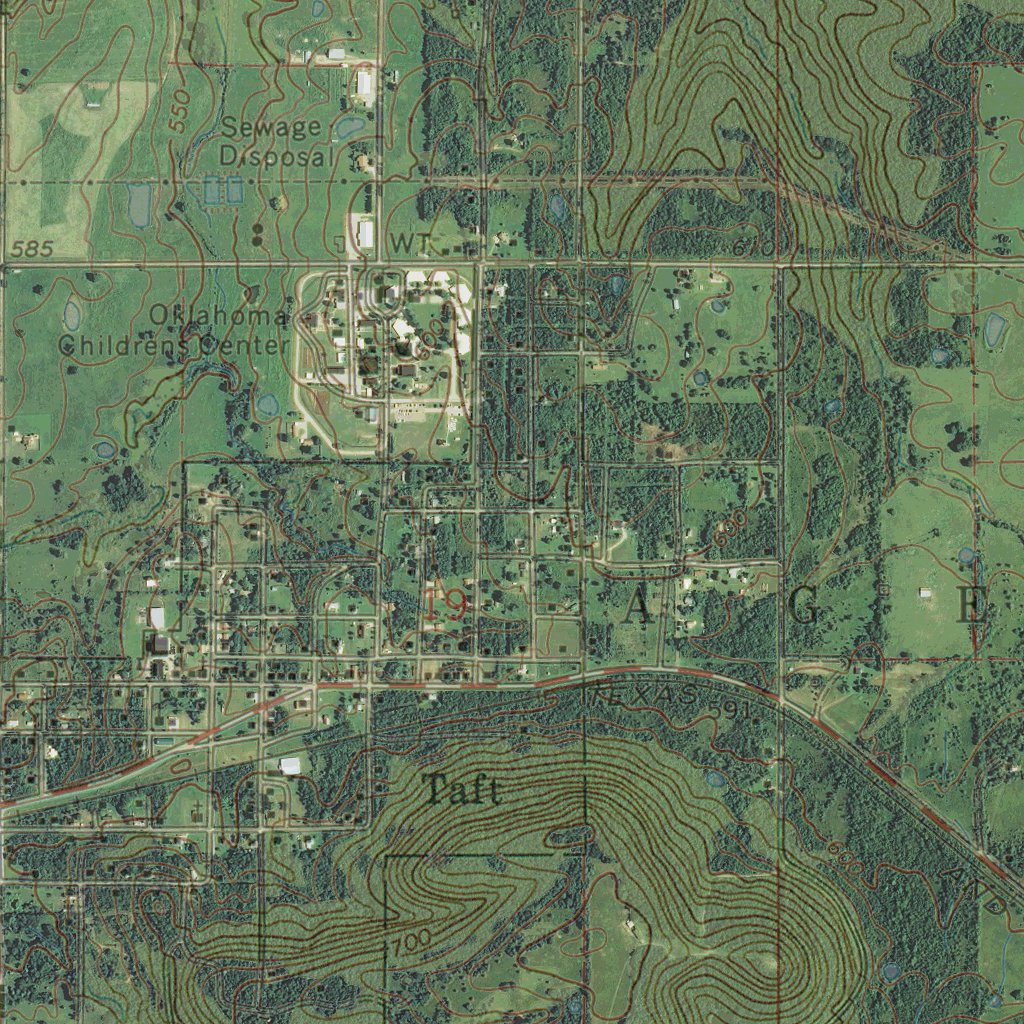 OK-TAFT: GeoChange 1969-2013 Map by Western Michigan University ...