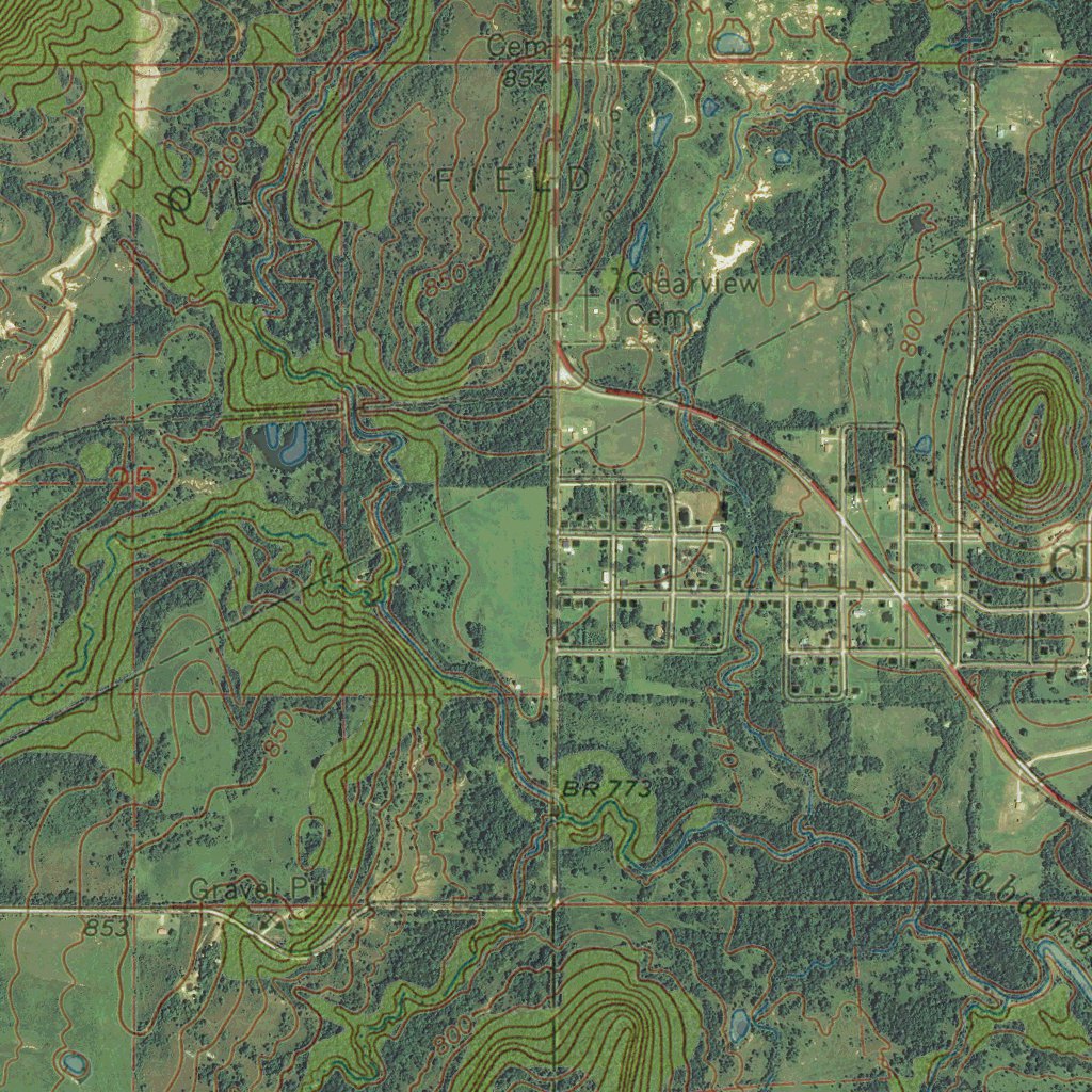 OK-CLEARVIEW: GeoChange 1964-2013 Map by Western Michigan University ...