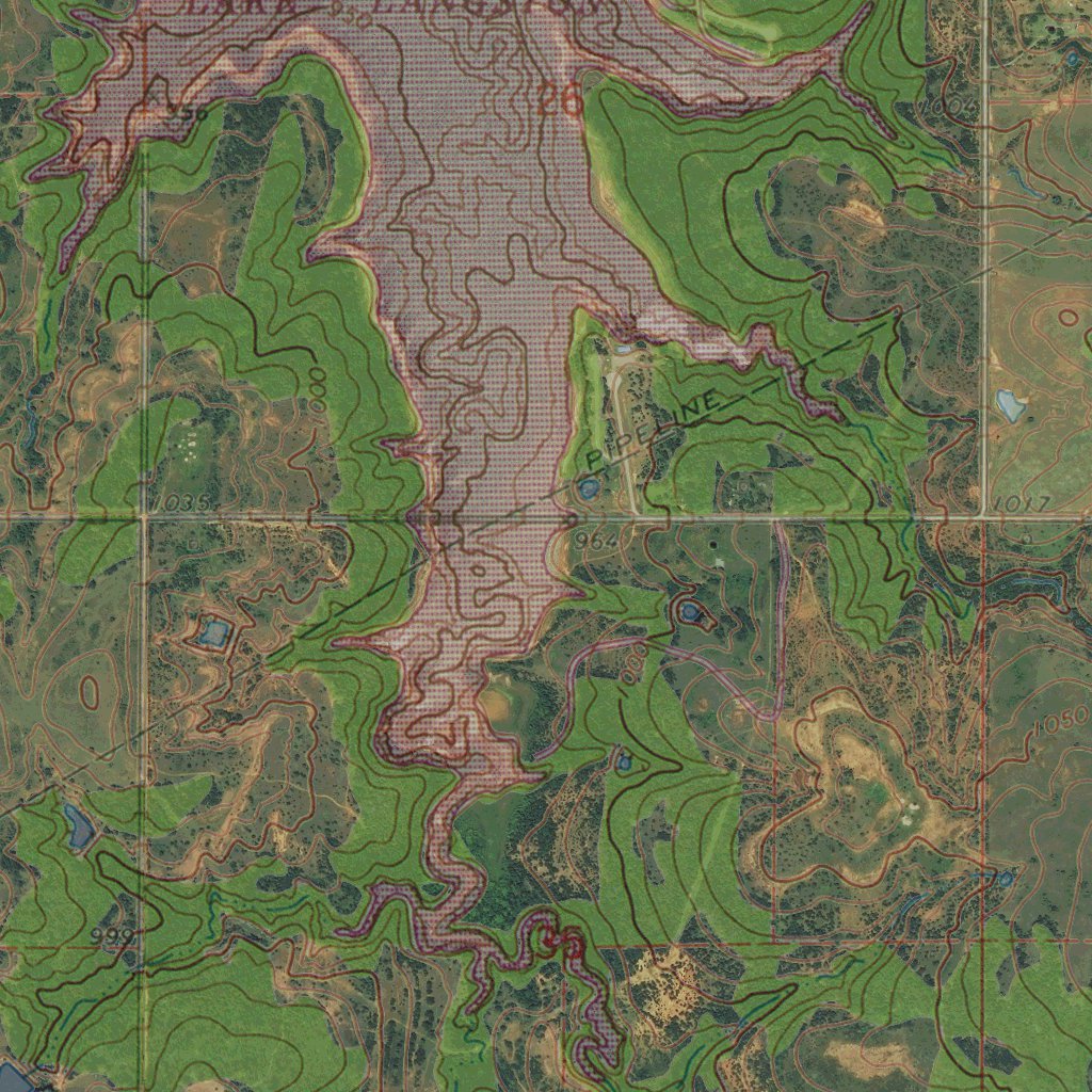 OK-LANGSTON: GeoChange 1968-2013 Map by Western Michigan University ...