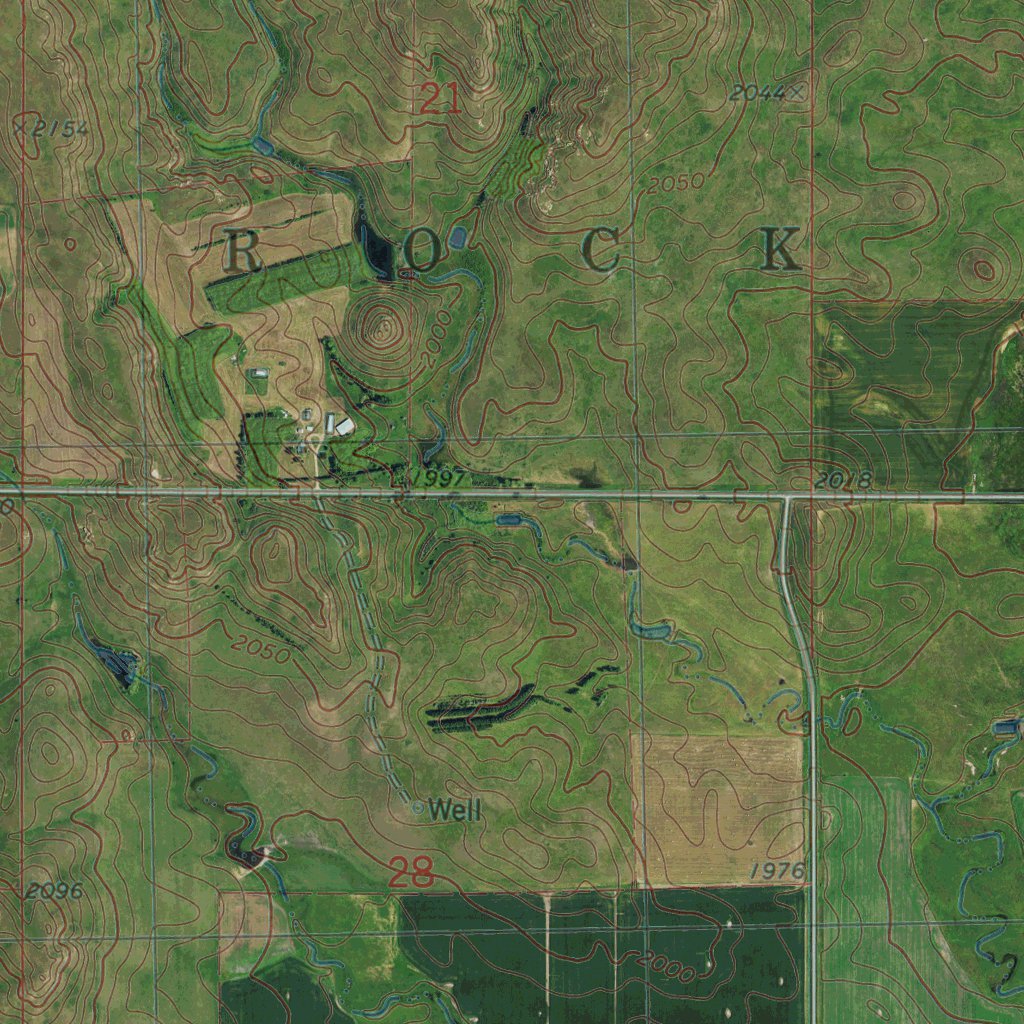 ND-WING SW: GeoChange 1974-2014 Map by Western Michigan University ...