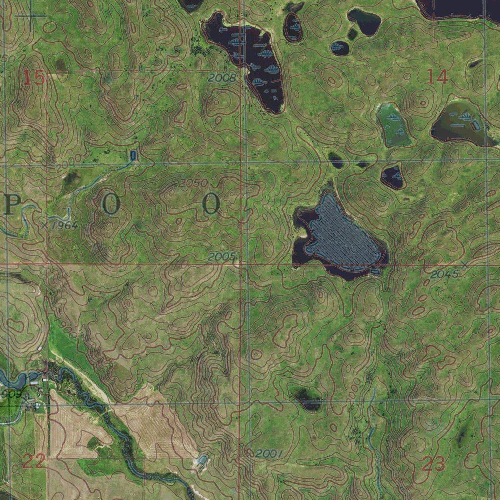 ND-LAKE HELEN: GeoChange 1974-2014 Map by Western Michigan University ...