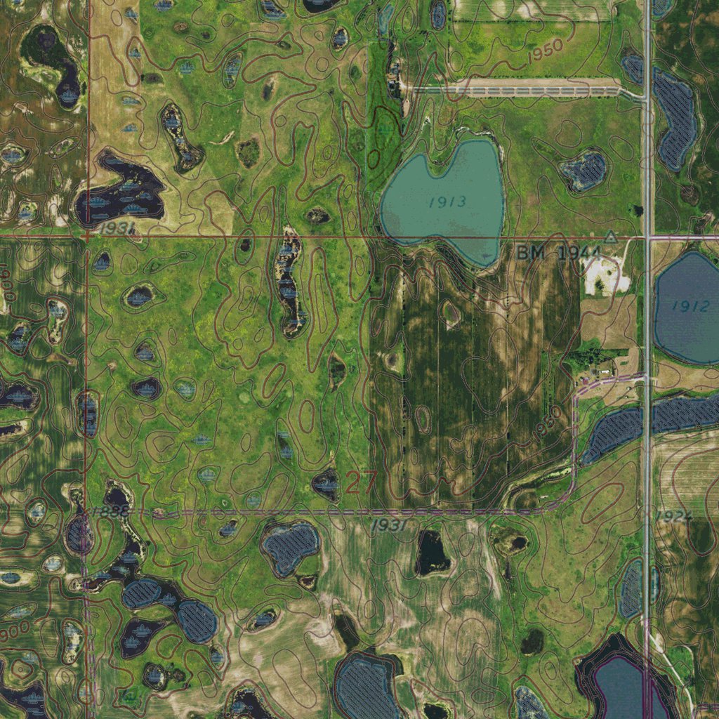 ND-PICKARDVILLE: GeoChange 1957-2014 Map by Western Michigan University ...