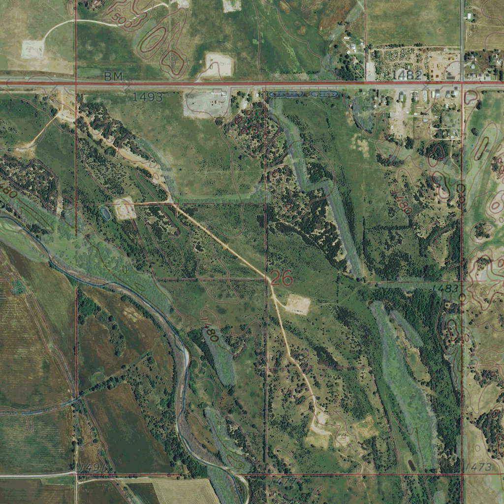 OK-WATONGA: GeoChange 1971-2013 Map by Western Michigan University ...