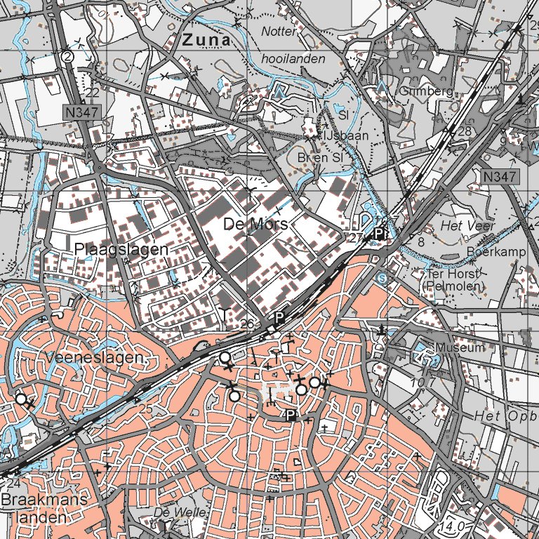28W-Rijssen Map by Mapfactory | Avenza Maps