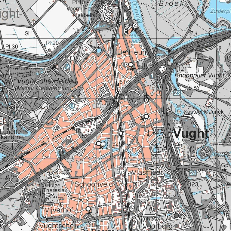 45W-Den Bosch Map by Mapfactory | Avenza Maps
