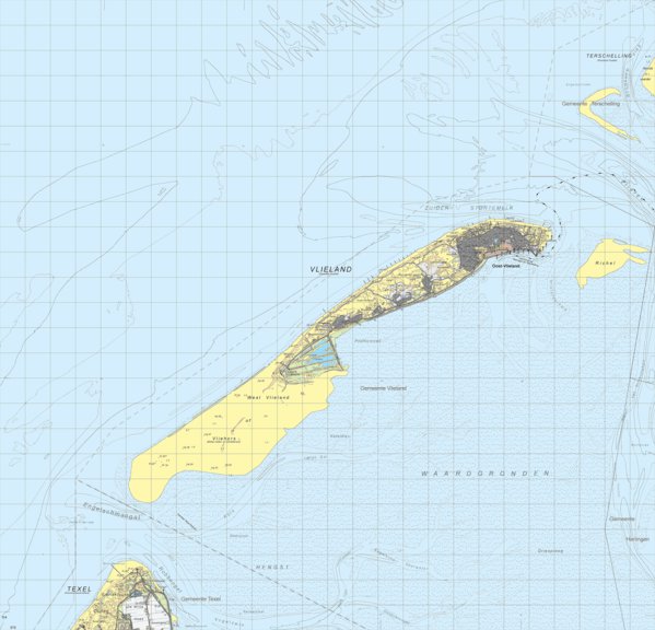 4O-Vlieland Map by Mapfactory | Avenza Maps