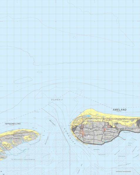 01O-Ameland Map by Mapfactory | Avenza Maps