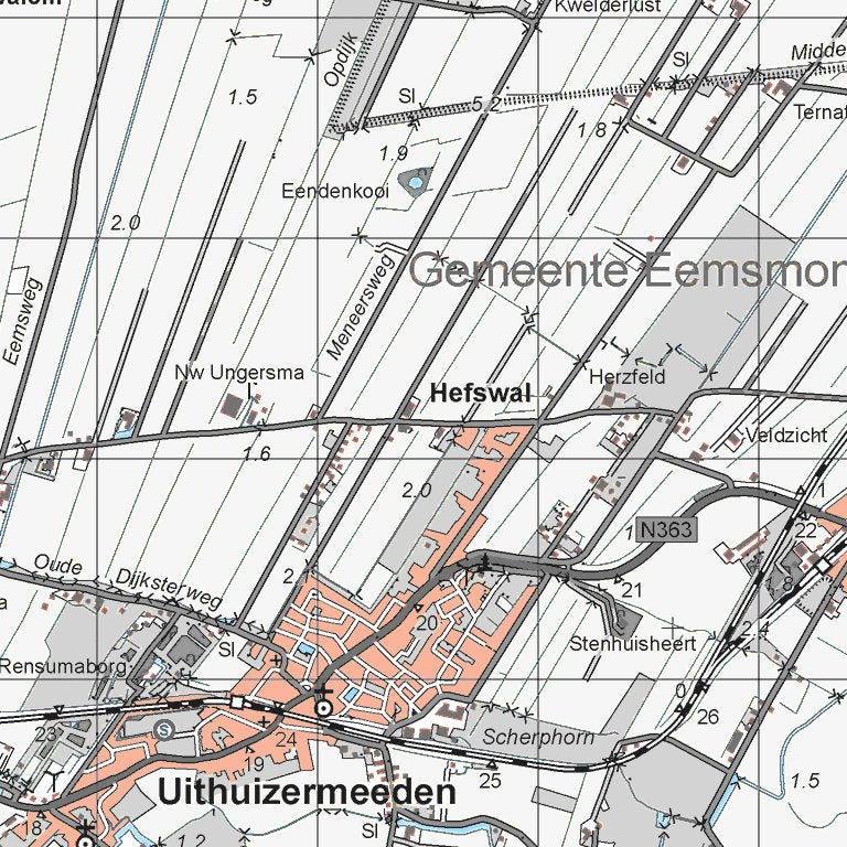 03O-Uithuizen Map by Mapfactory | Avenza Maps