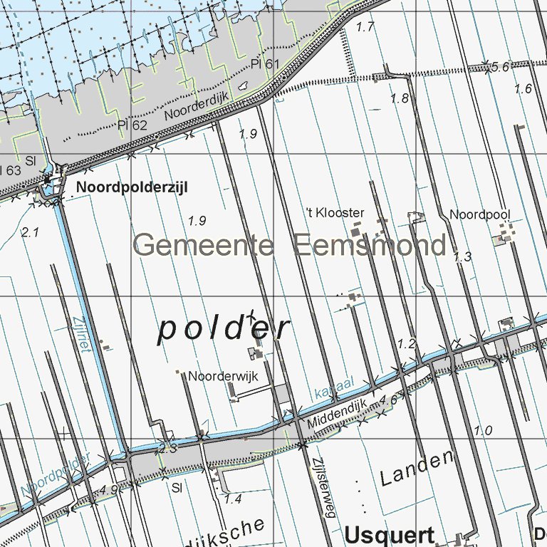 03W-Rottum Map by Mapfactory | Avenza Maps