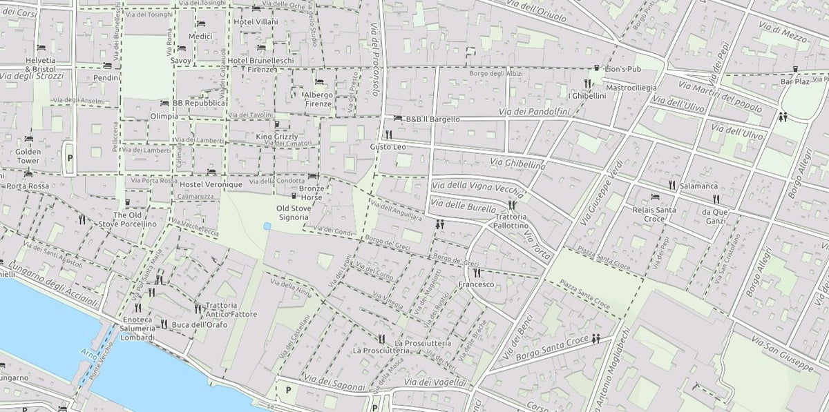 Florence Tourist Street Map by Paul Johnson - Offline Maps | Avenza Maps