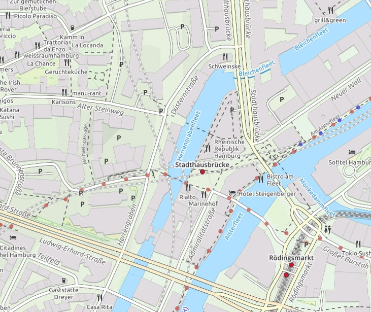 Hamburg Tourist Street Map by Paul Johnson - Offline Maps | Avenza Maps