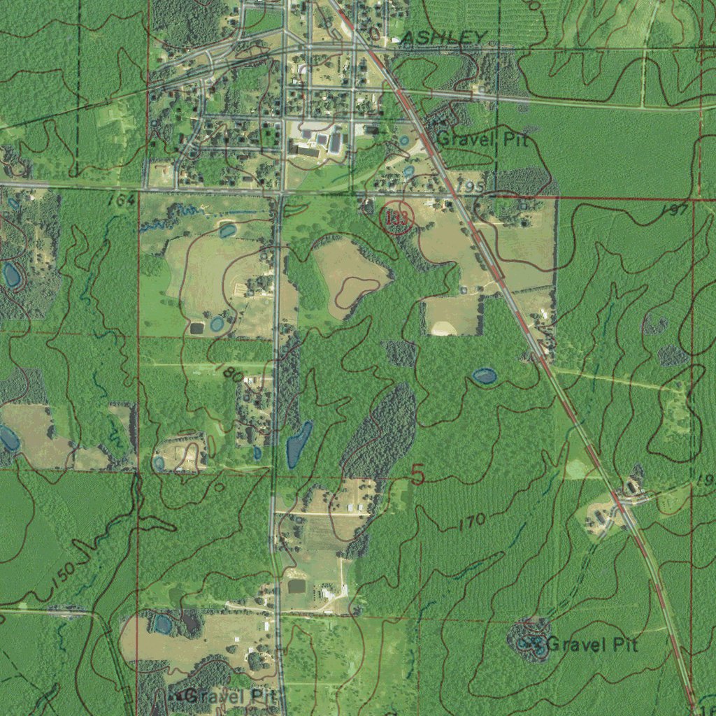 AR-FOUNTAIN HILL: GeoChange 1970-2013 Map by Western Michigan ...