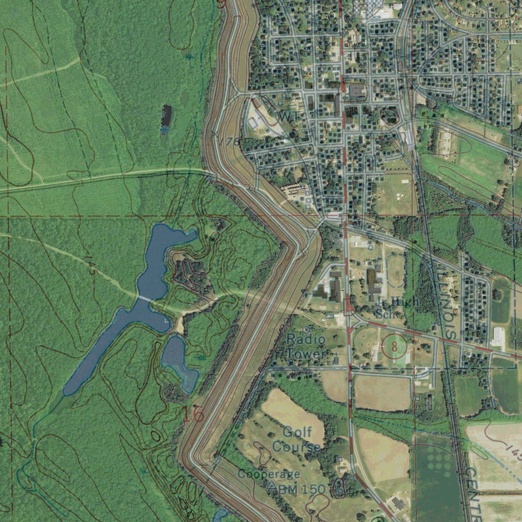 MS-AR-ROSEDALE: GeoChange 1971-2013 Map by Western Michigan University ...