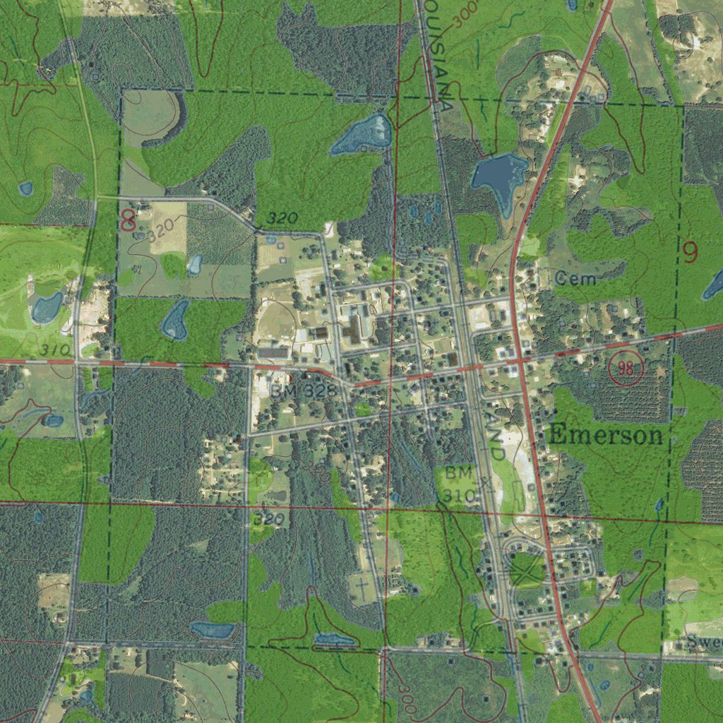 AR-LA-EMERSON: GeoChange 1968-2013 Map by Western Michigan University ...