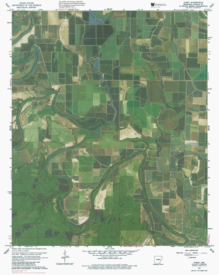 AR-AVERY: GeoChange 1962-2013 Map by Western Michigan University ...