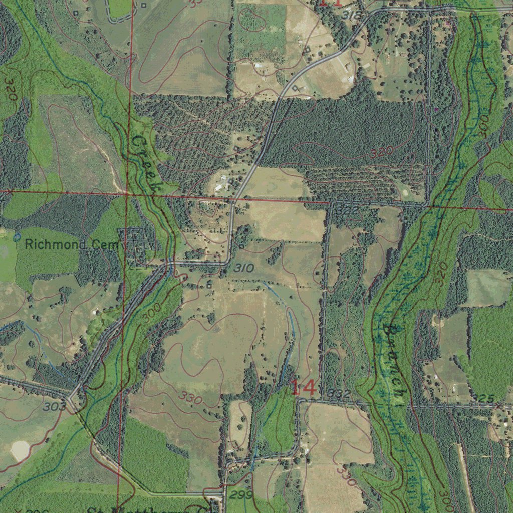 AR-ASHDOWN WEST: GeoChange 1949-2013 Map by Western Michigan University ...
