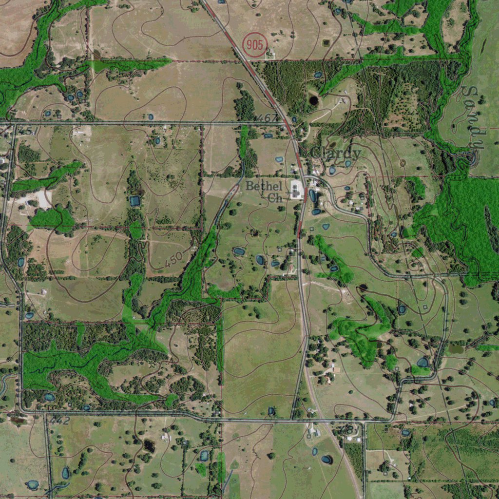 TX-PATTONVILLE: GeoChange 1964-2012 Map by Western Michigan University ...
