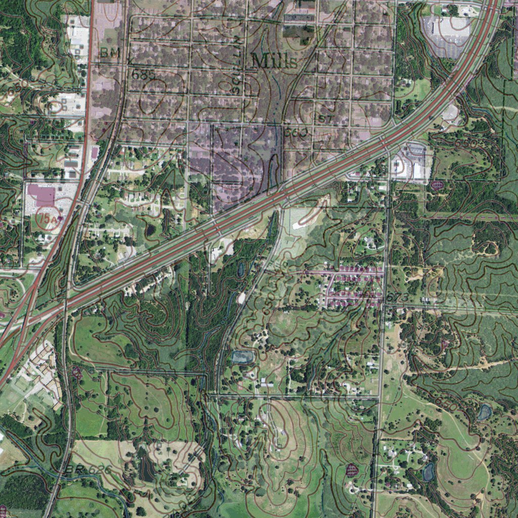 TX-SHERMAN: GeoChange 1955-2012 Map by Western Michigan University ...