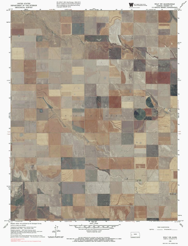 KS-WOLF NW: GeoChange 1964-2012 Map by Western Michigan University ...