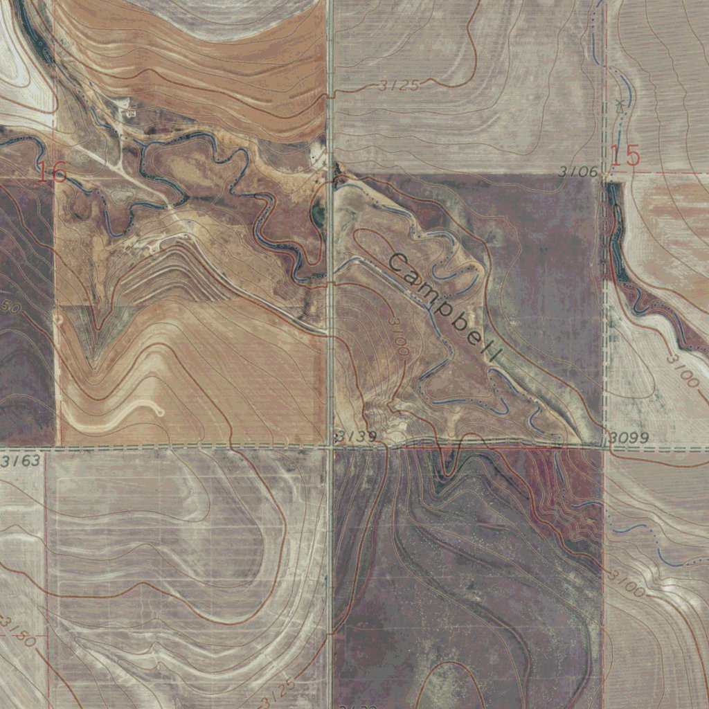 KS-WOLF NW: GeoChange 1964-2012 Map by Western Michigan University ...