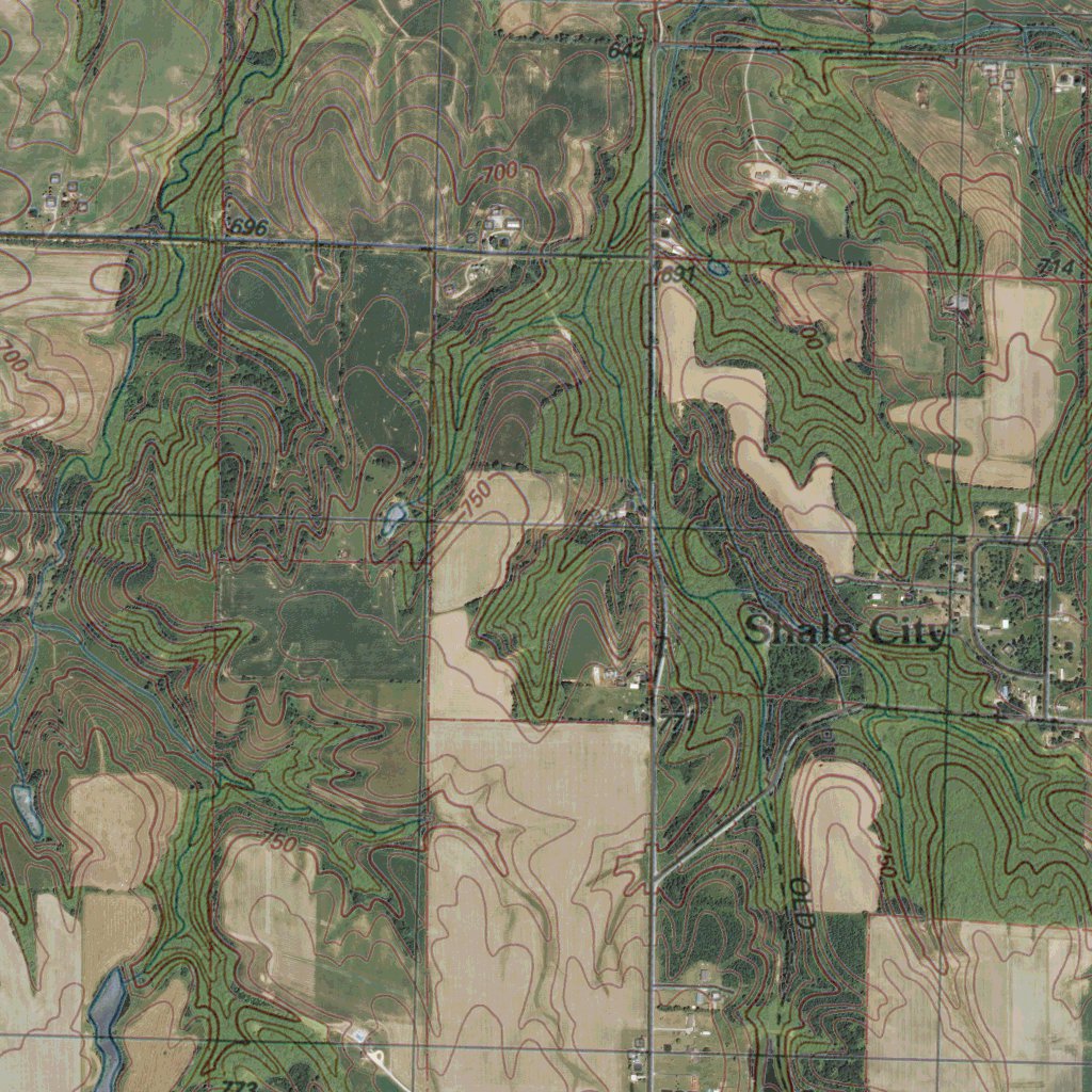 IL-ALEDO EAST: GeoChange 1986-2012 Map by Western Michigan University ...
