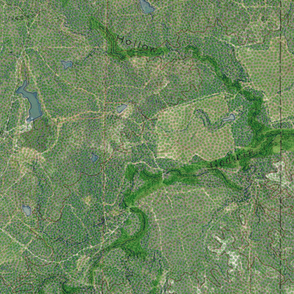 TX-DUNDEE SW: GeoChange 1963-2012 Map by Western Michigan University ...