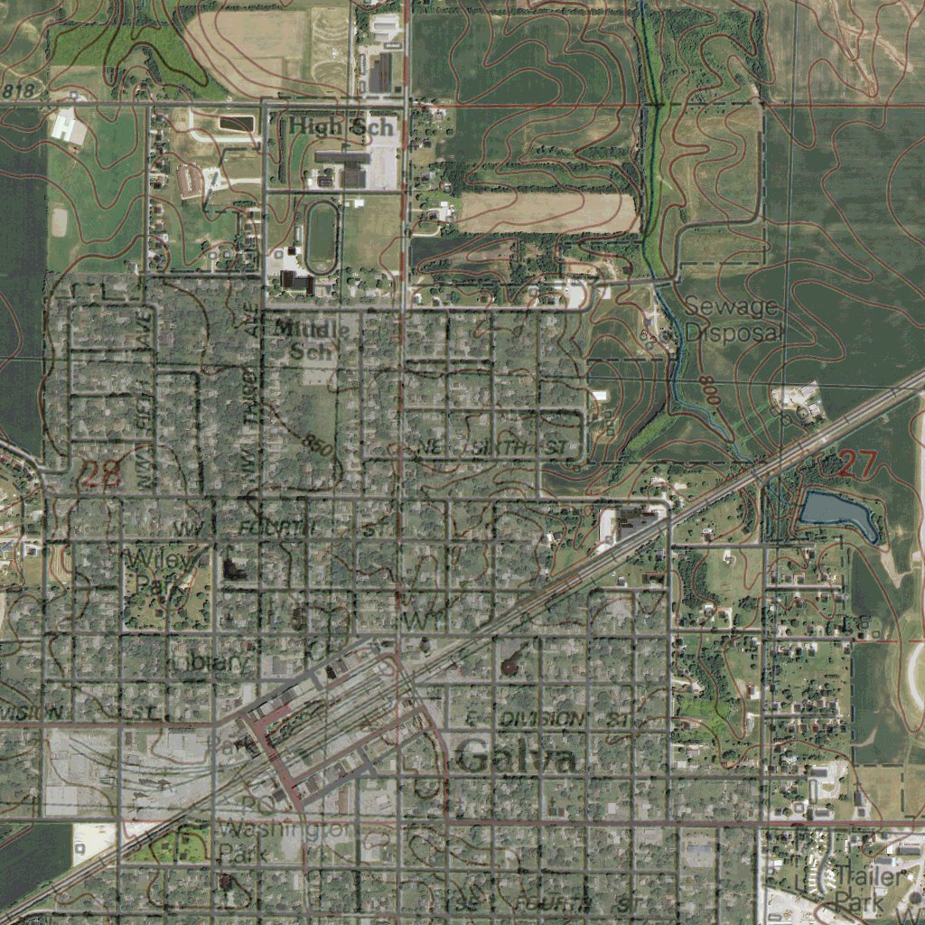 IL-GALVA: GeoChange 1986-2012 Map by Western Michigan University ...