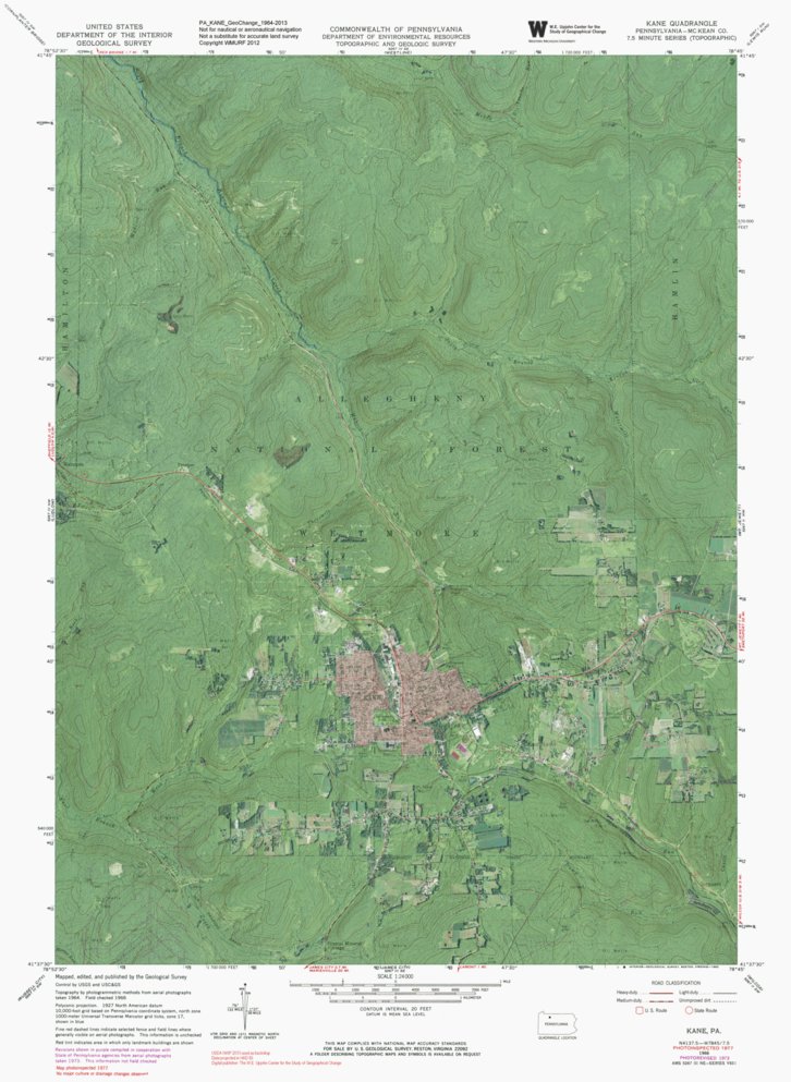 PA-KANE: GeoChange 1964-2013 Map by Western Michigan University ...