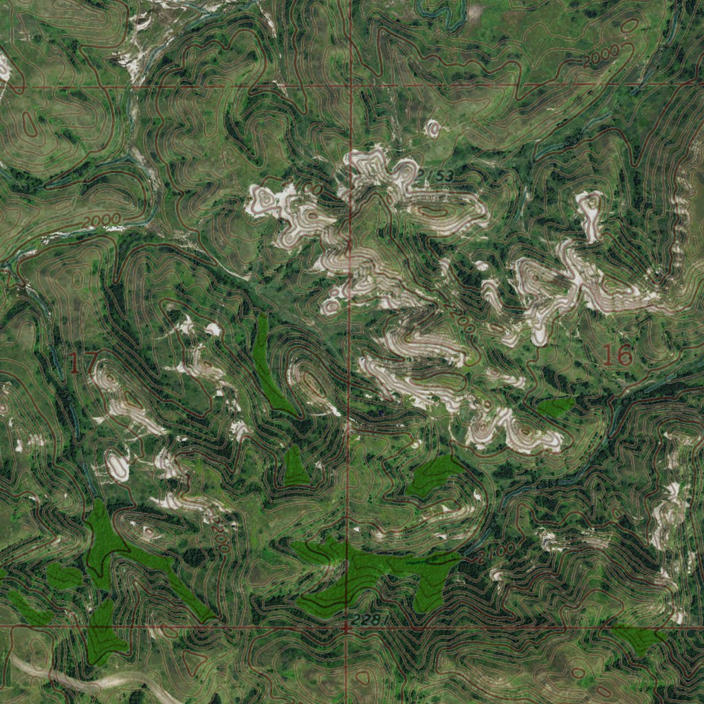 ND-MANDAREE NE: GeoChange 1969-2014 Map by Western Michigan University ...