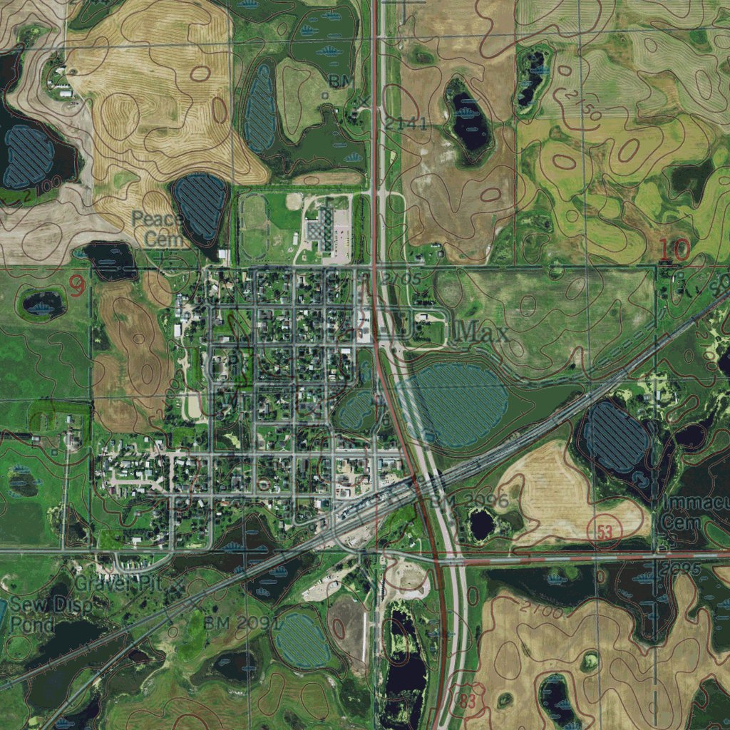 ND-MAX: GeoChange 1973-2014 Map by Western Michigan University | Avenza ...