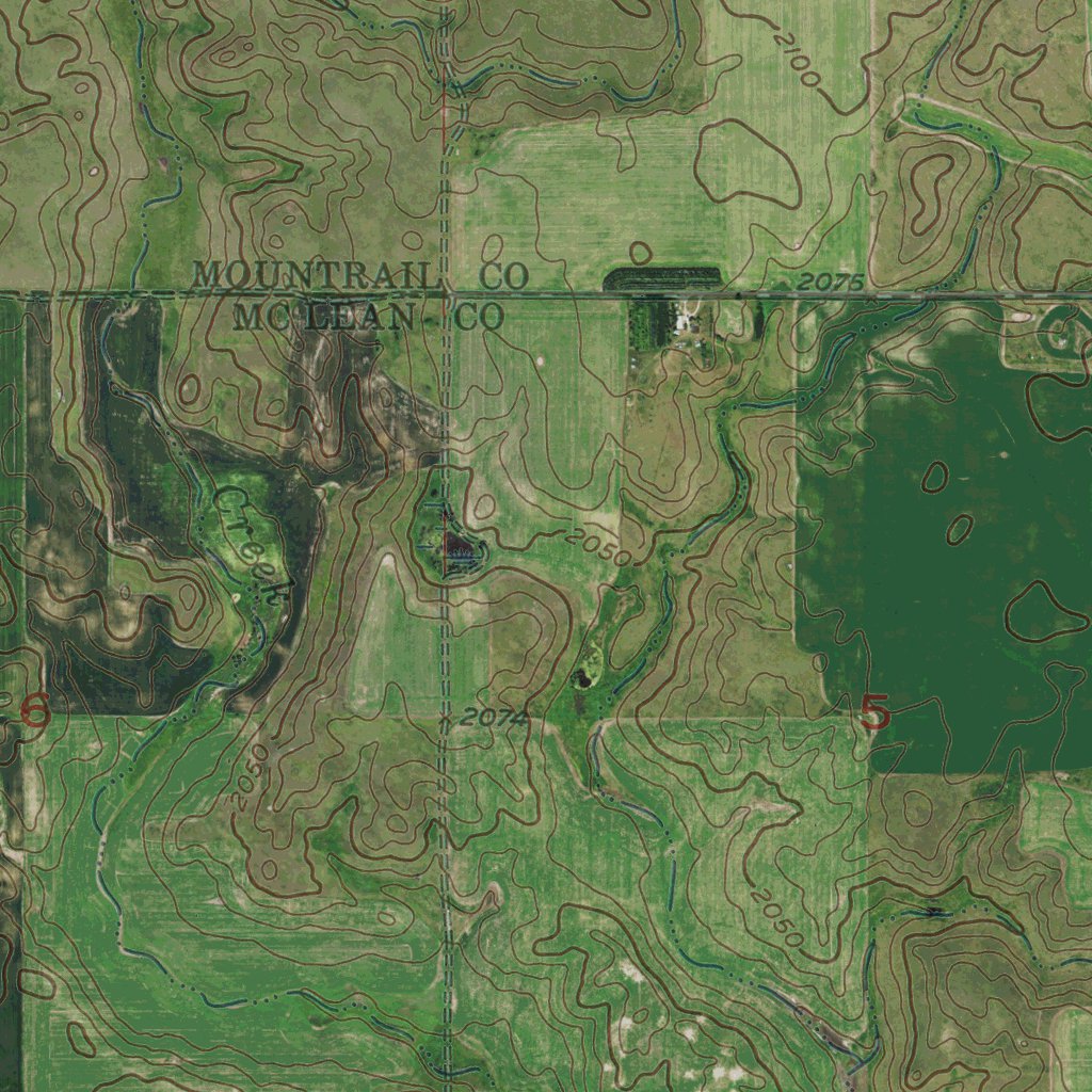 ND-MAKOTI SW: GeoChange 1953-2014 Map by Western Michigan University ...