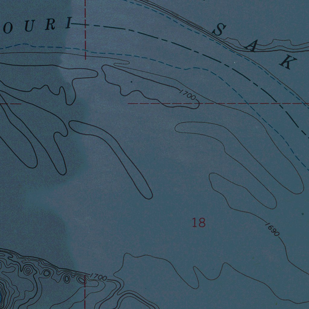 ND-GARRISON DAM NORTH: GeoChange 1971-2014 Map by Western Michigan ...